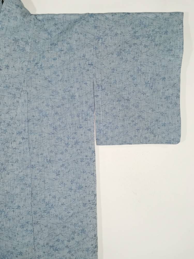 Japanese Kimono Robe Blue Floral Kimono Dress | Floral Kimono | Kimono ...