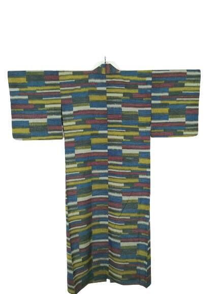 Japanese Kimono Robe Blue Abstract Kimono Dress | Floral Kimono ...