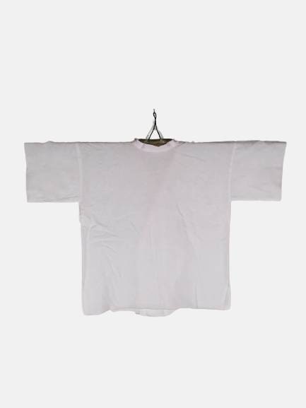 Japanese Traditional Juban White Cotton Floral Inner Under Wear Kimono ...
