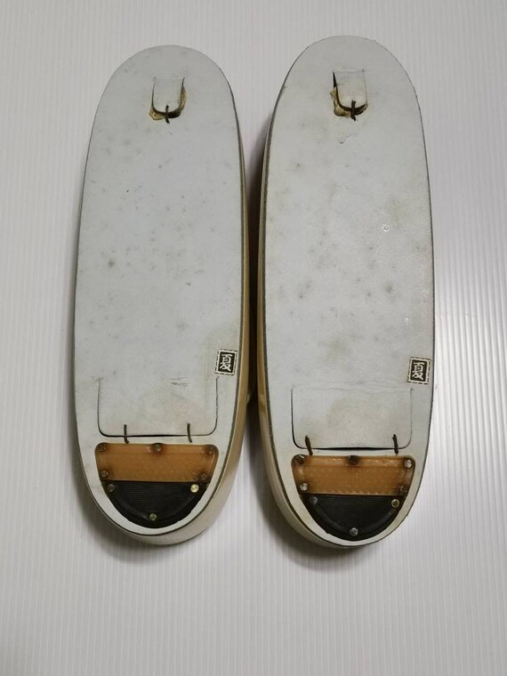 Japanese Traditional Red White Zori Geta Sandal Slipp… - Gem