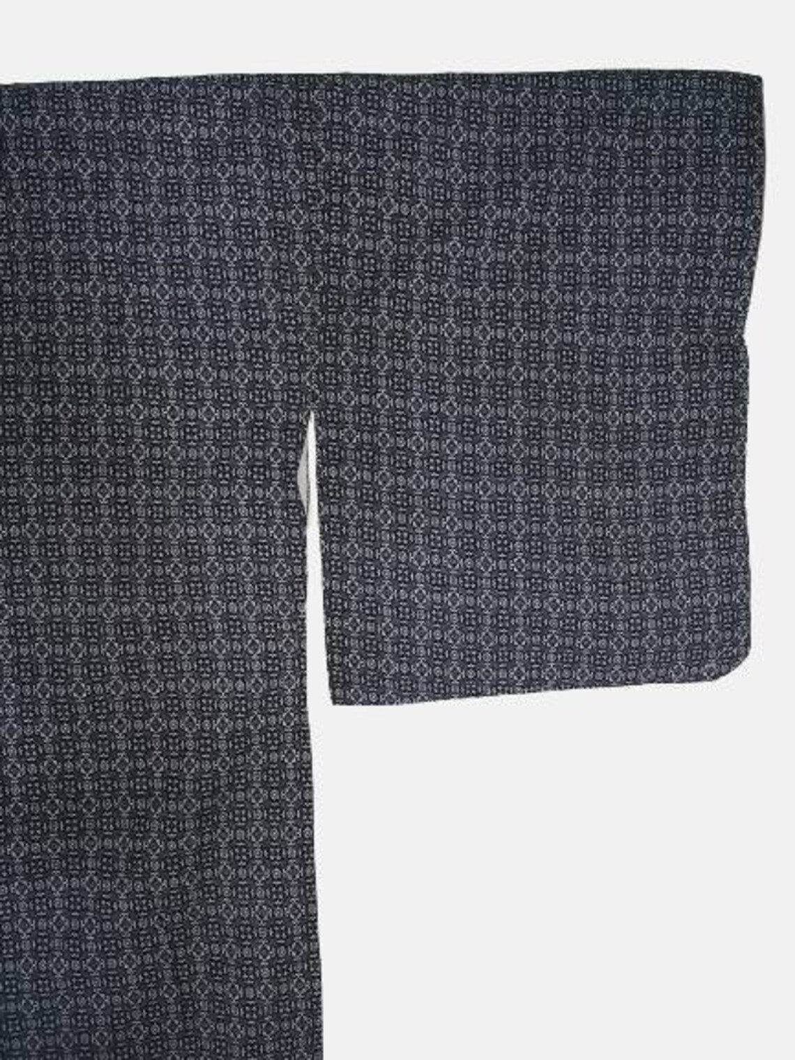 Japanese Kimono Robe Blue Abstract Kimono Dress Floral - Etsy