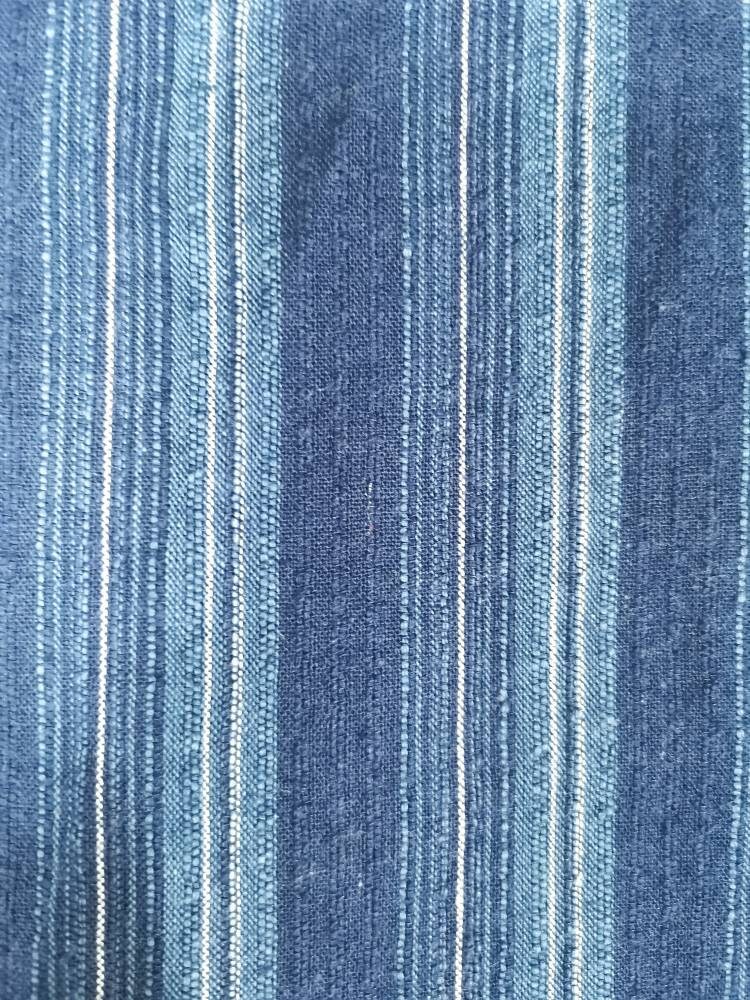 Japanese Haori Happi Blue Stripe Kimono Jacket | Floral Kimono Haori ...