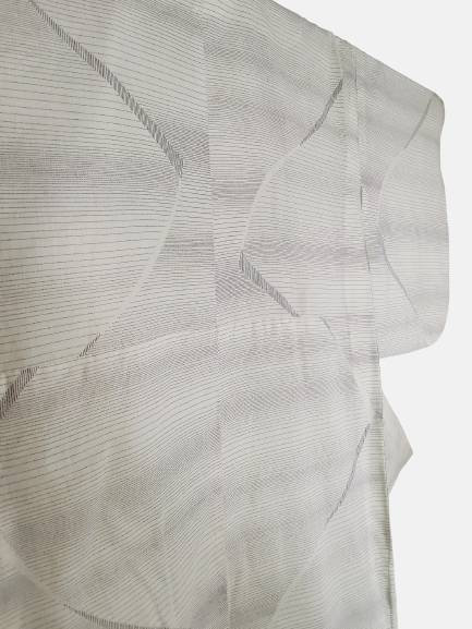 Japanese Kimono Robe White Abstract Kimono Dress Floral Kimono Kimono ...