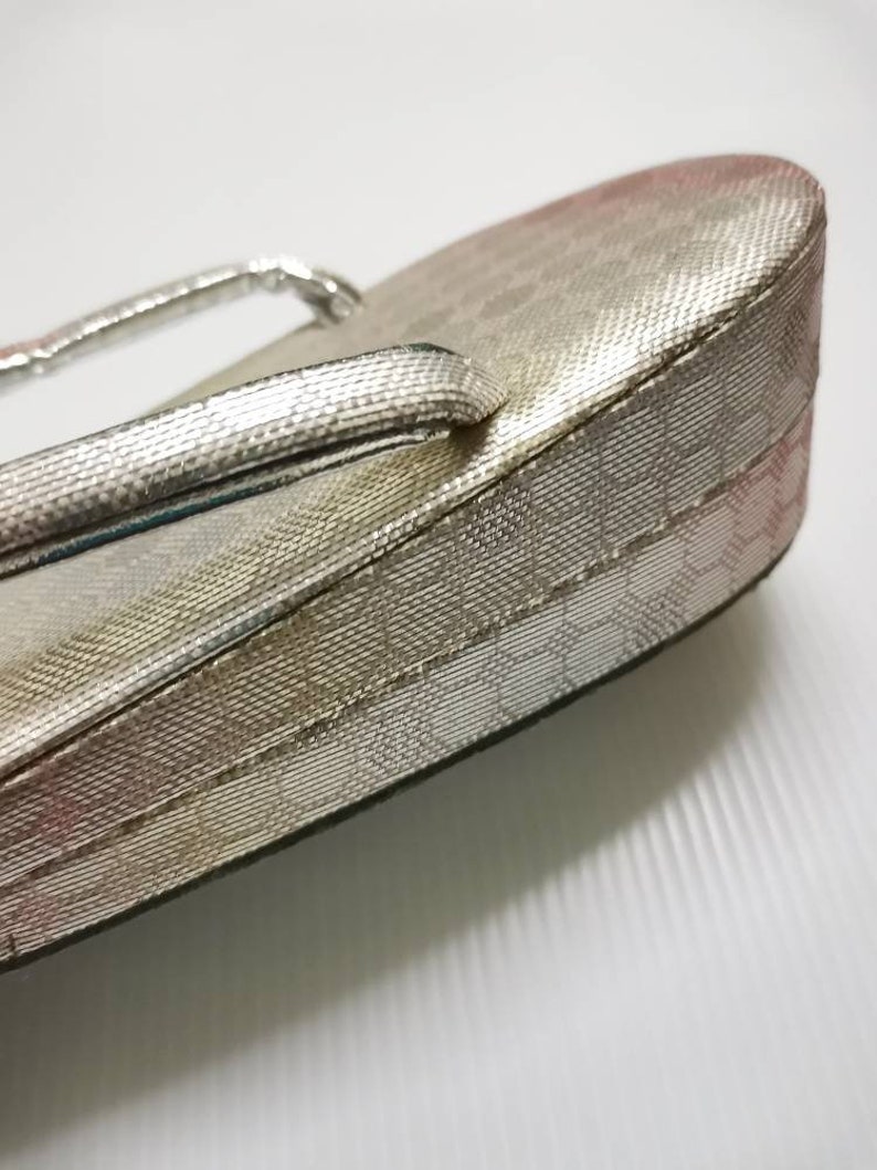 Japanese Traditional Gold Pink Zori Geta Sandal Slipper Geta - Etsy