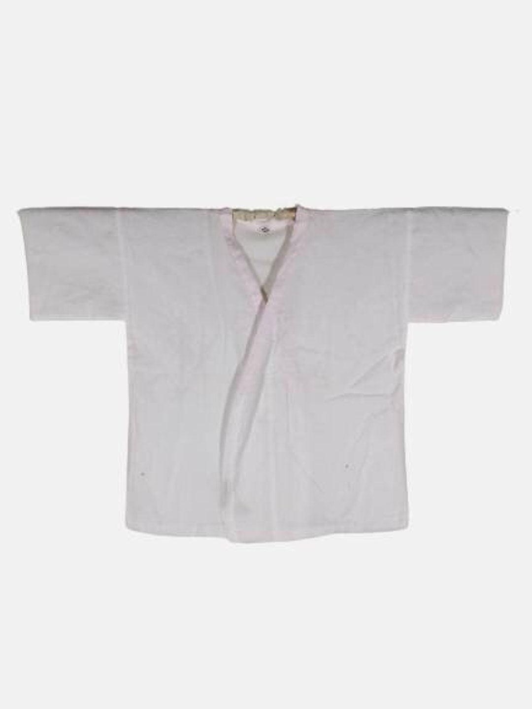 Japanese Traditional Juban White Cotton Floral Inner Under Wear Kimono ...