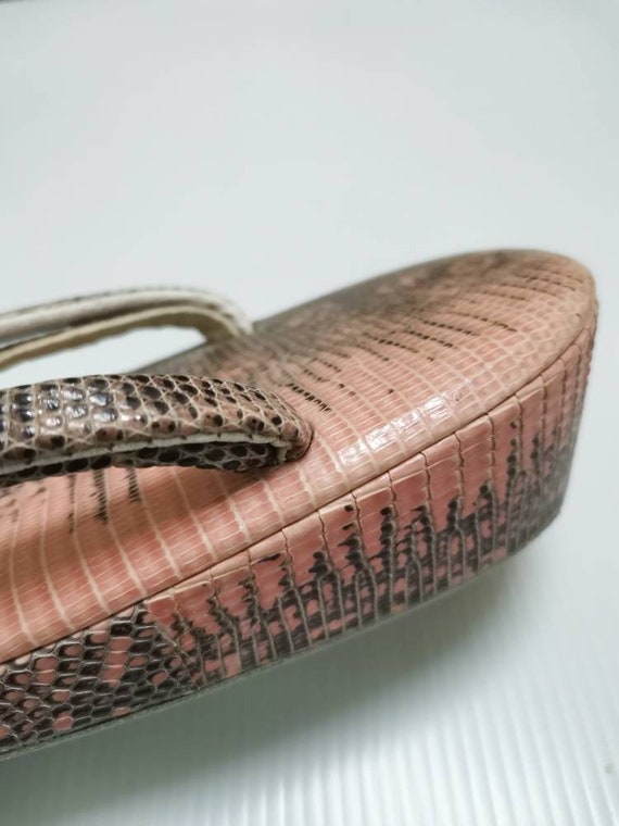 Japanese Traditional Pink Zori Geta Sandal Slipper Ge… - Gem