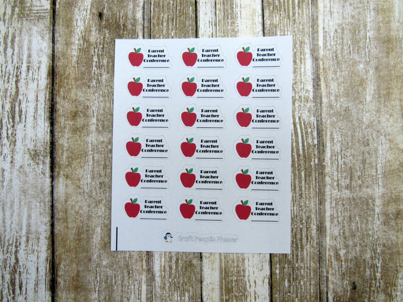Parent Teacher Conference Stickers, School Year Stickers, School ...