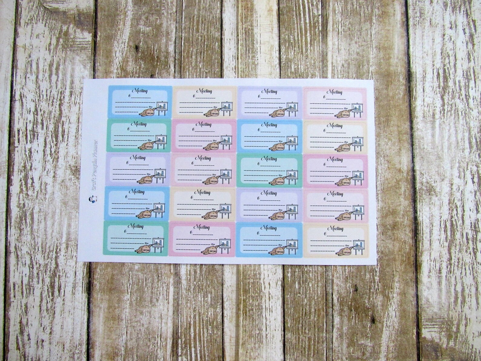 Meeting Sticker Meeting Reminder Planner Sticker Functional | Etsy