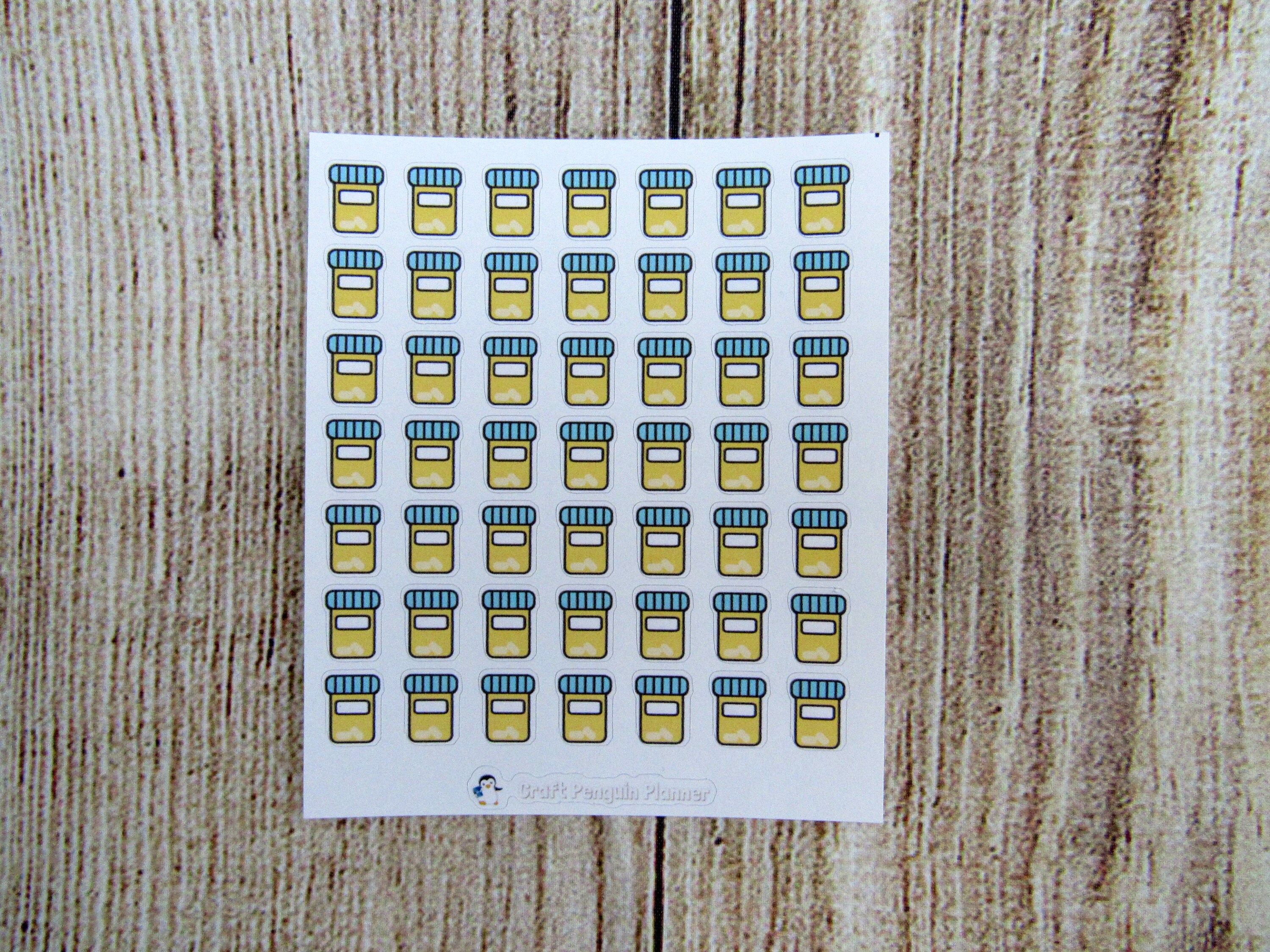 Medicine Reminder Sticker Refill prescription sticker pill | Etsy