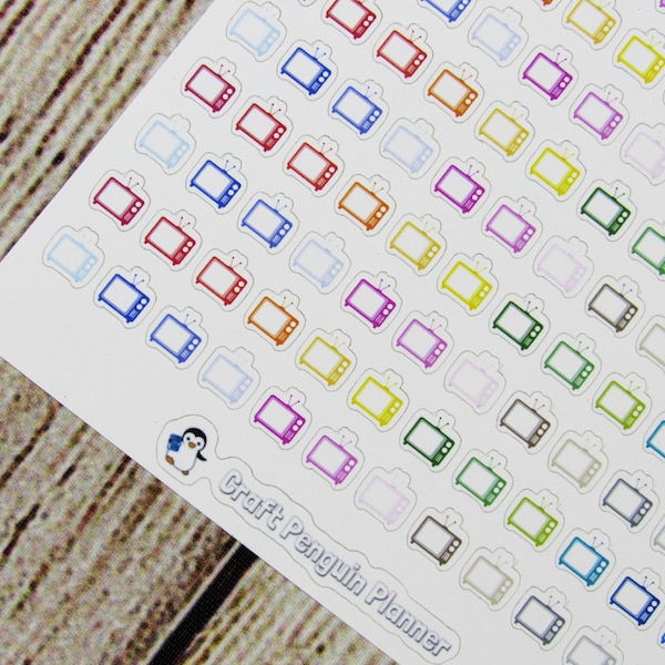 Television Stickers - Etsy