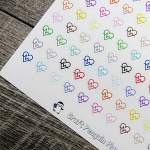 TINY Heart Rate Sticker, Heart Rate Tracker, Heart Health Sticker, Mini ...