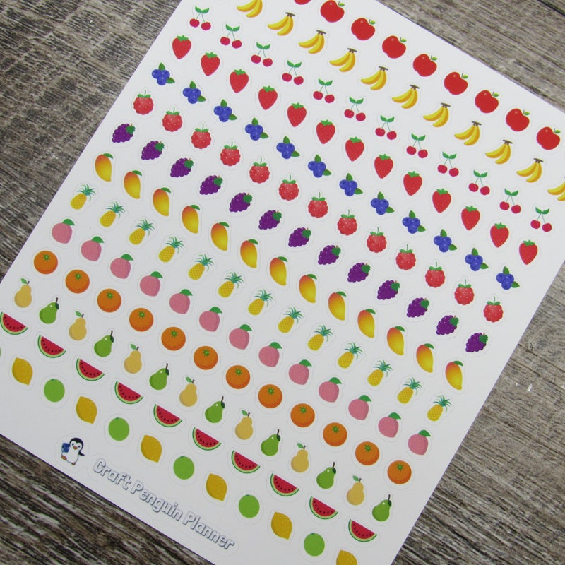 Fruit Stickers - Etsy