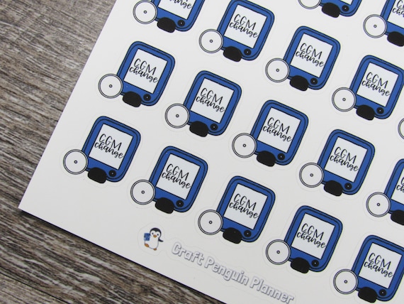 Continuous Glucose Monitoring Change Sticker CGM Change - Etsy