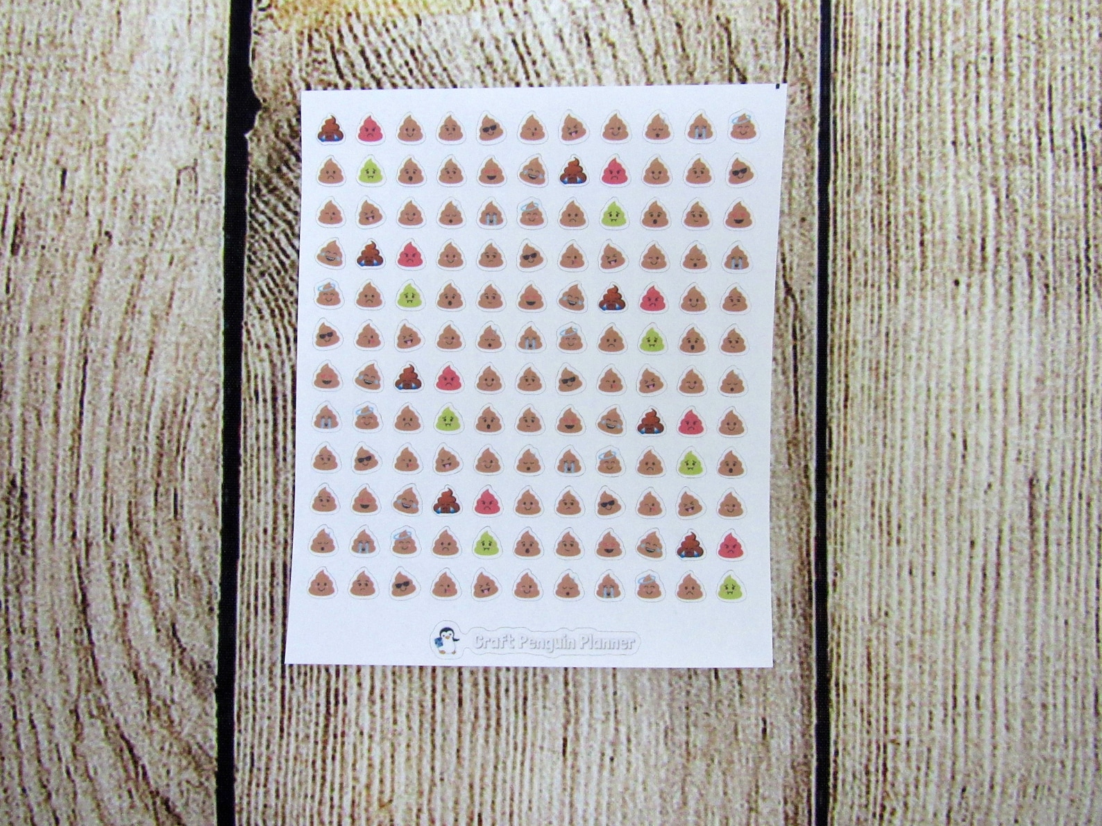 TINY Poop Emoji Stickers Poop Stickers Emoji Stickers Poop - Etsy