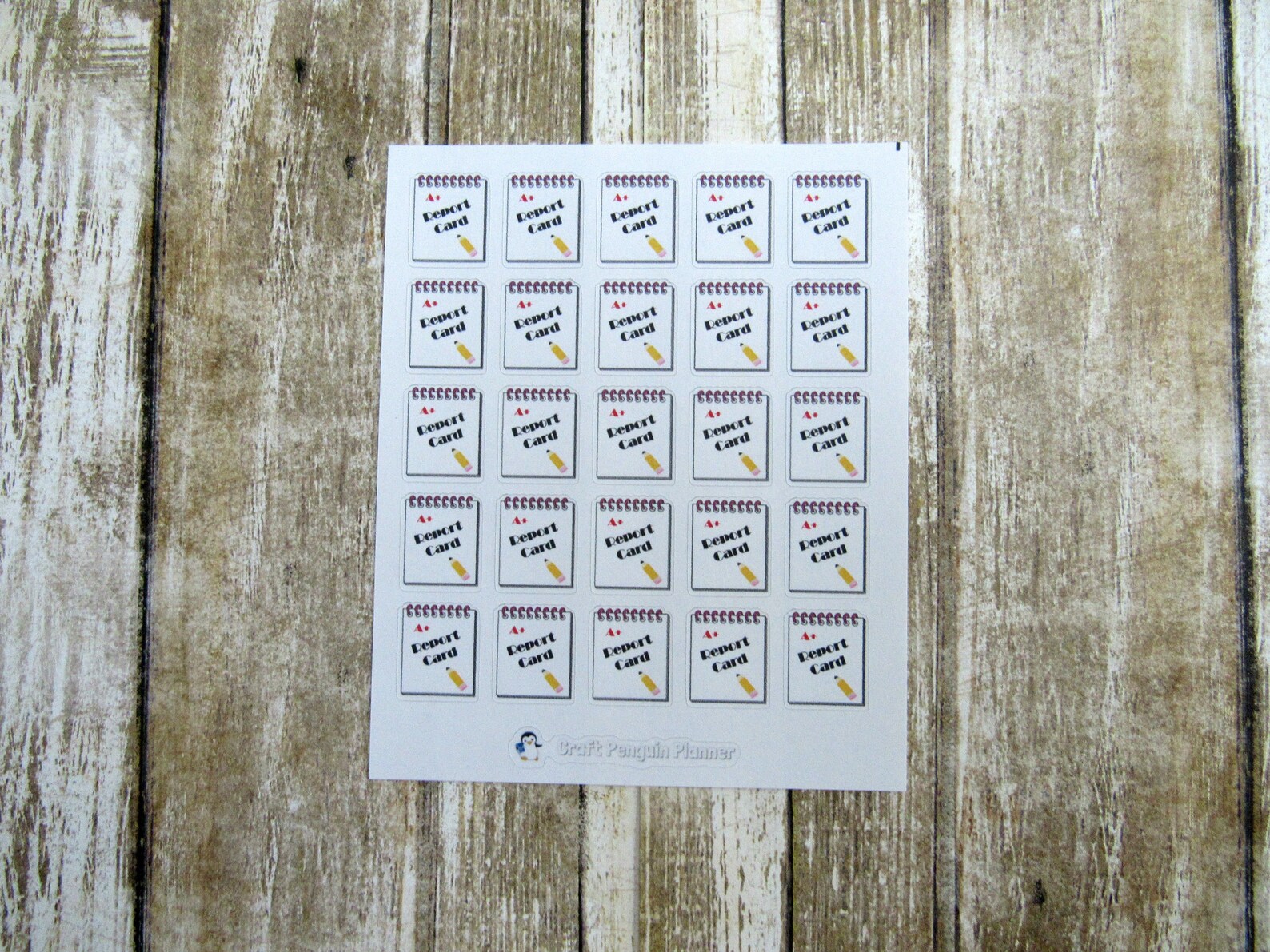 Report Card Stickers School Year Stickers School Planner - Etsy