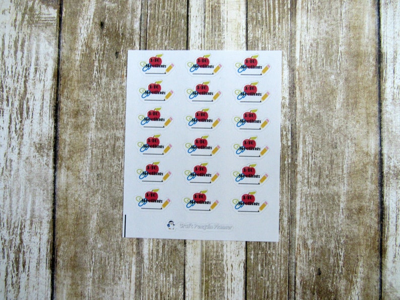 PTO Meeting Stickers PTA Meeting Stickers School Planner - Etsy