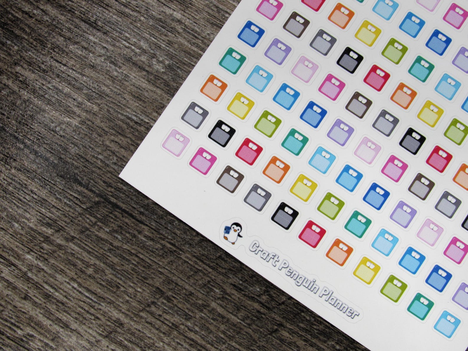 TINY Scale Sticker, Weight Scale Sticker, Weight Tracking, Weigh in ...