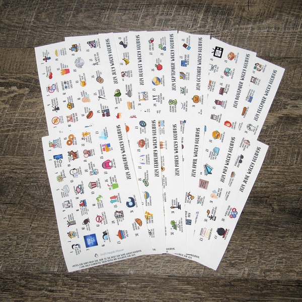 2024 Holiday Stickers - Etsy