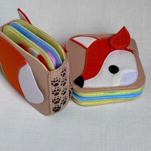 Baby Felt Book for Child Development Interactive Educational Quiet Book ...