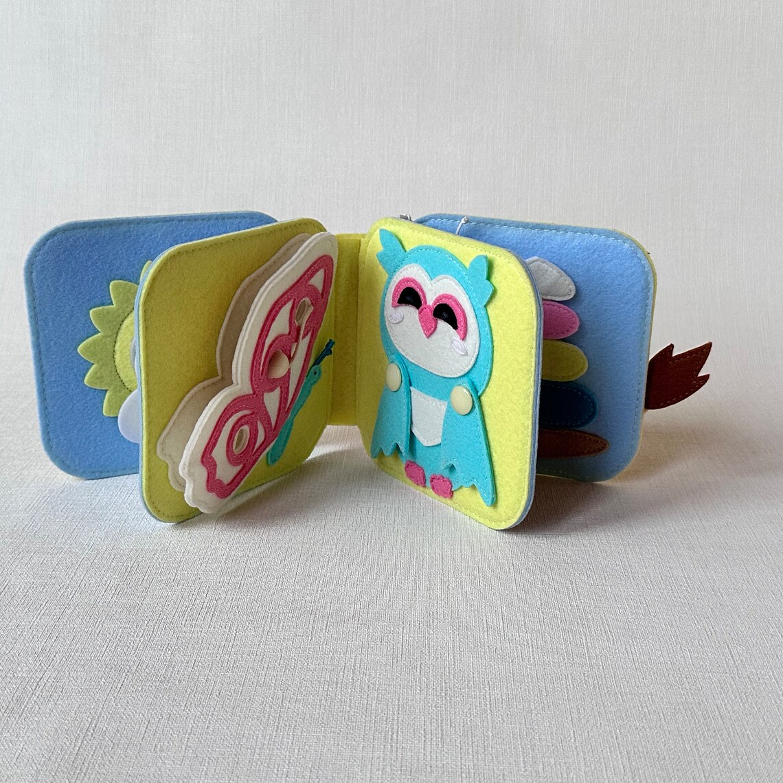 Baby Felt Book for Child Development Interactive Educational Toy ...
