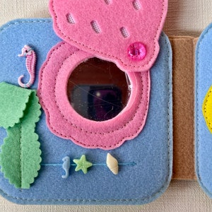 Baby Felt Book for Child Development Interactive Educational Quiet Book ...