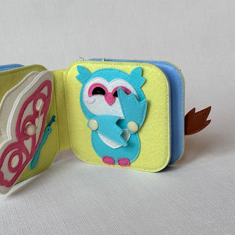 Baby Felt Book for Child Development Interactive Educational Toy ...