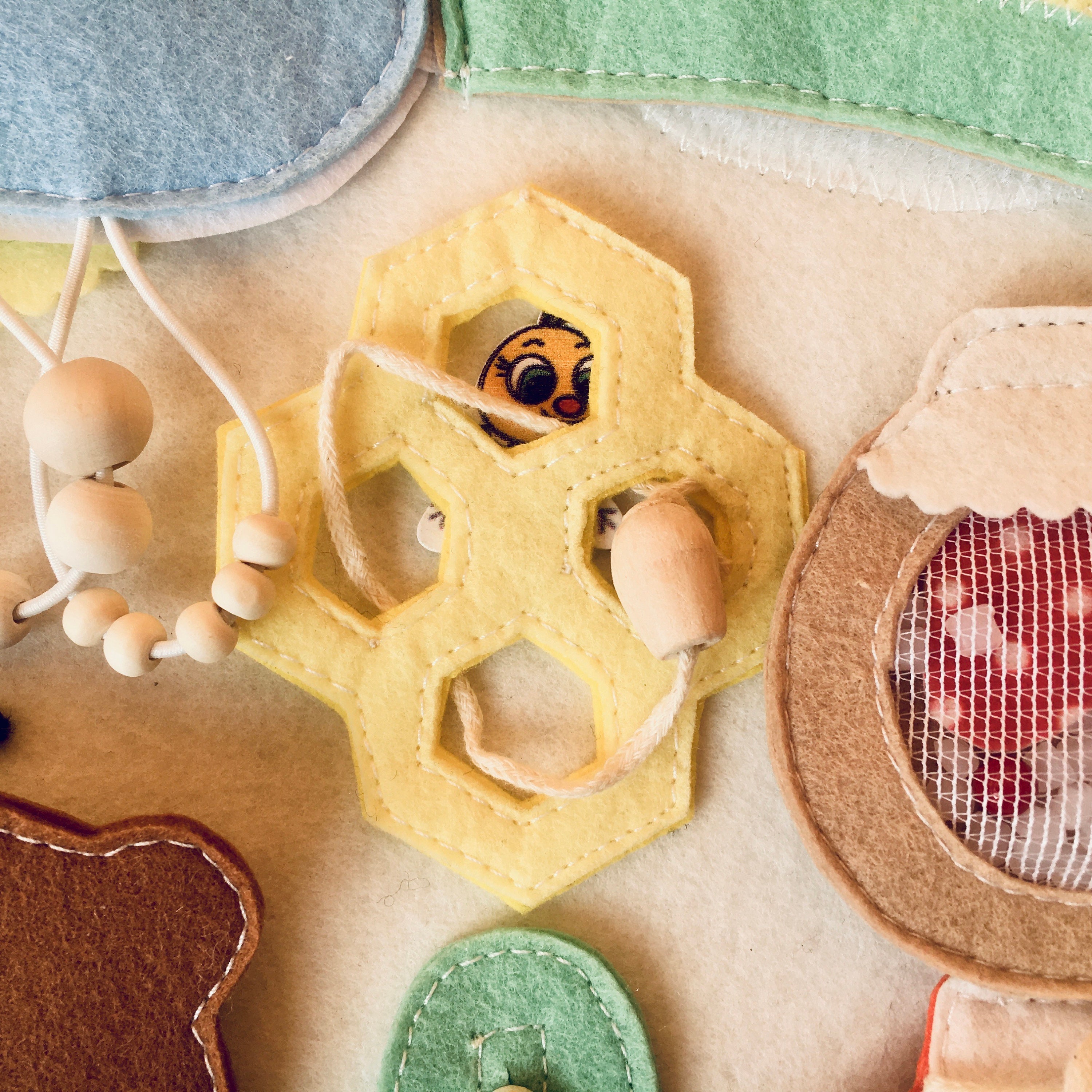 Busy Board for Baby Develop Educational Sensory Montessori Baby Book ...