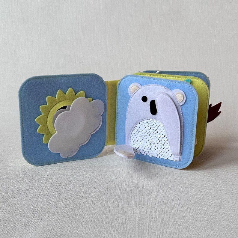 Baby Felt Book for Child Development Interactive Educational Toy ...