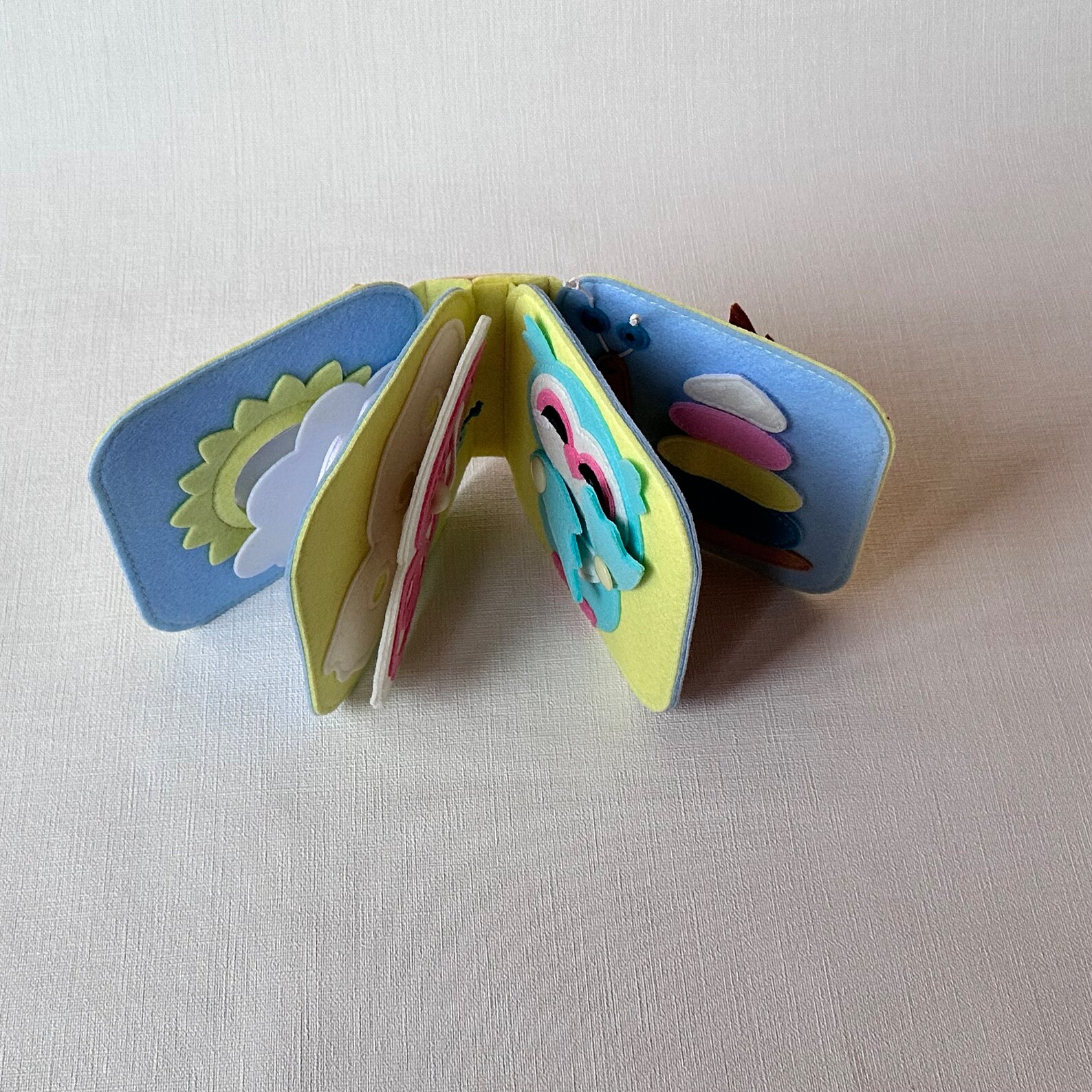 Baby Felt Book for Child Development Interactive Educational Toy ...