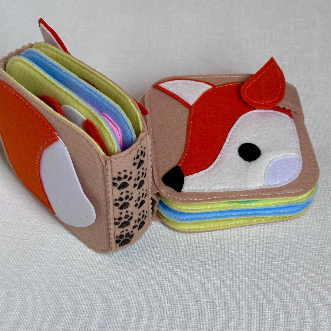 Baby Felt Book for Child Development Interactive Educational Quiet Book ...