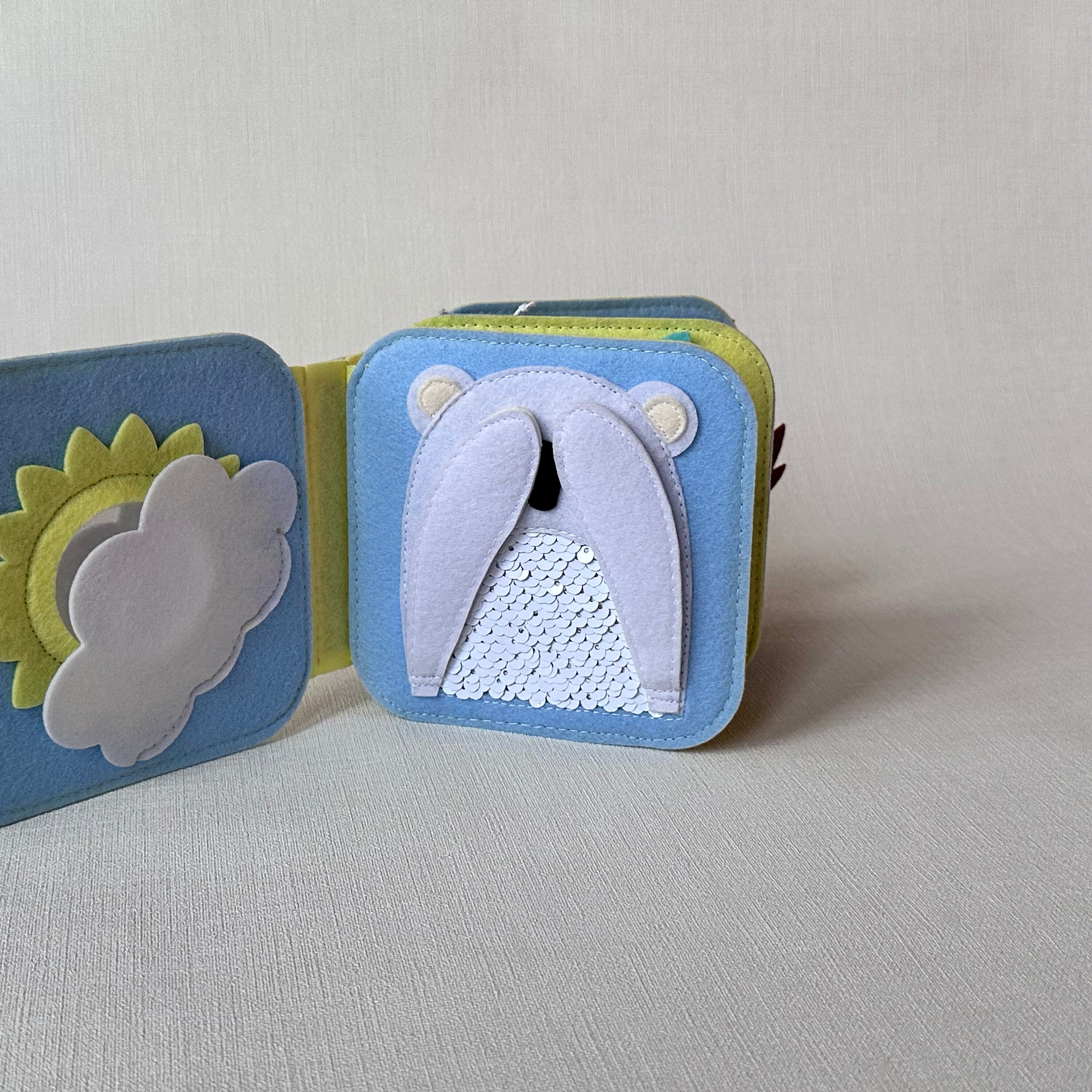 Baby Felt Book for Child Development Interactive Educational Toy ...