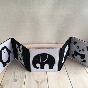 Newborn Gift Baby Felt Book for Visual Stimulation in Newborn for Baby ...