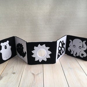 Newborn Gift Baby Felt Book for Visual Stimulation in Newborn for Baby ...