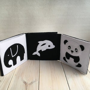 Newborn Gift Baby Felt Book for Visual Stimulation in Newborn for Baby ...