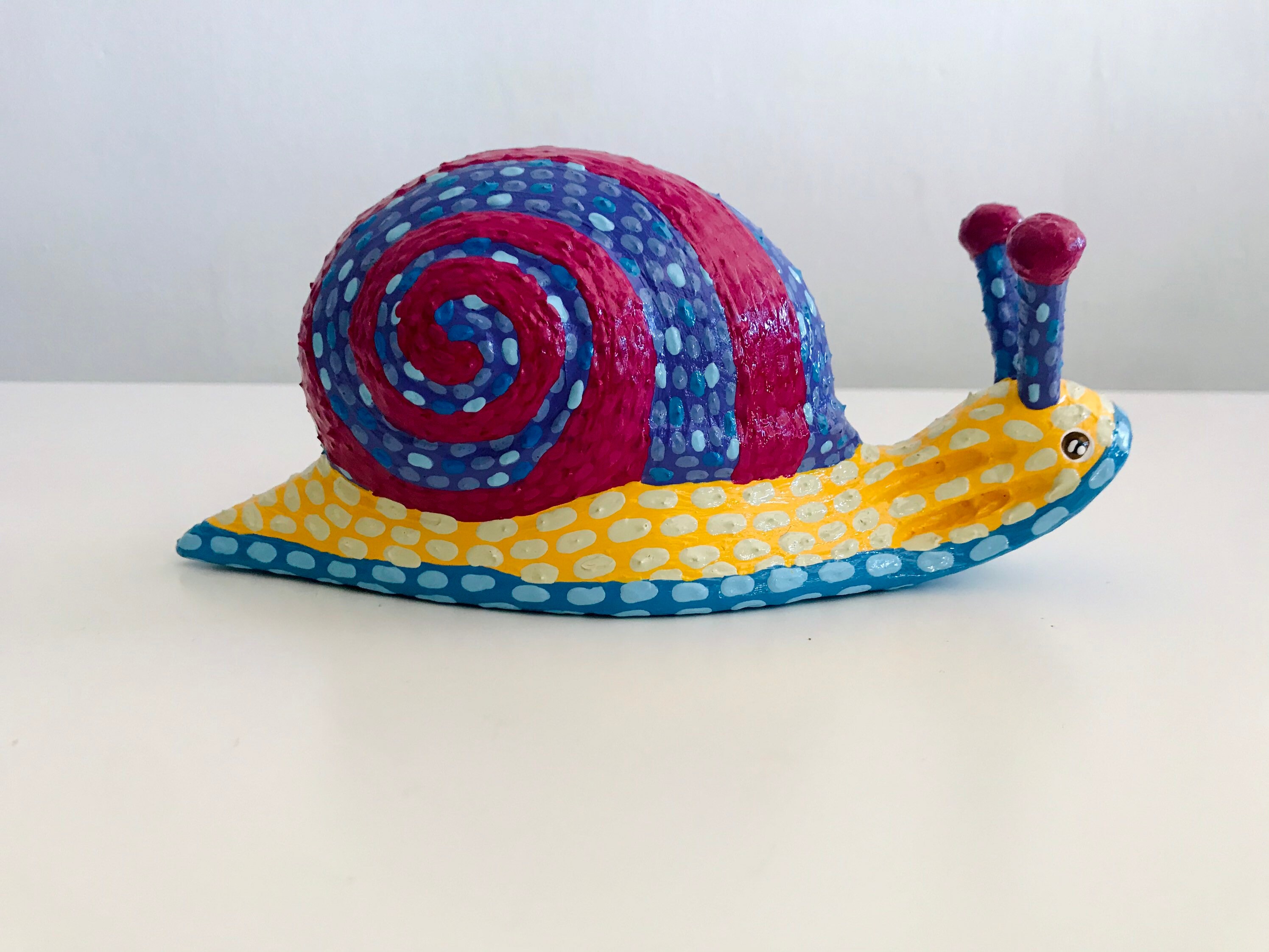 Small desk decor snail figurine snail decor nursery shelf | Etsy