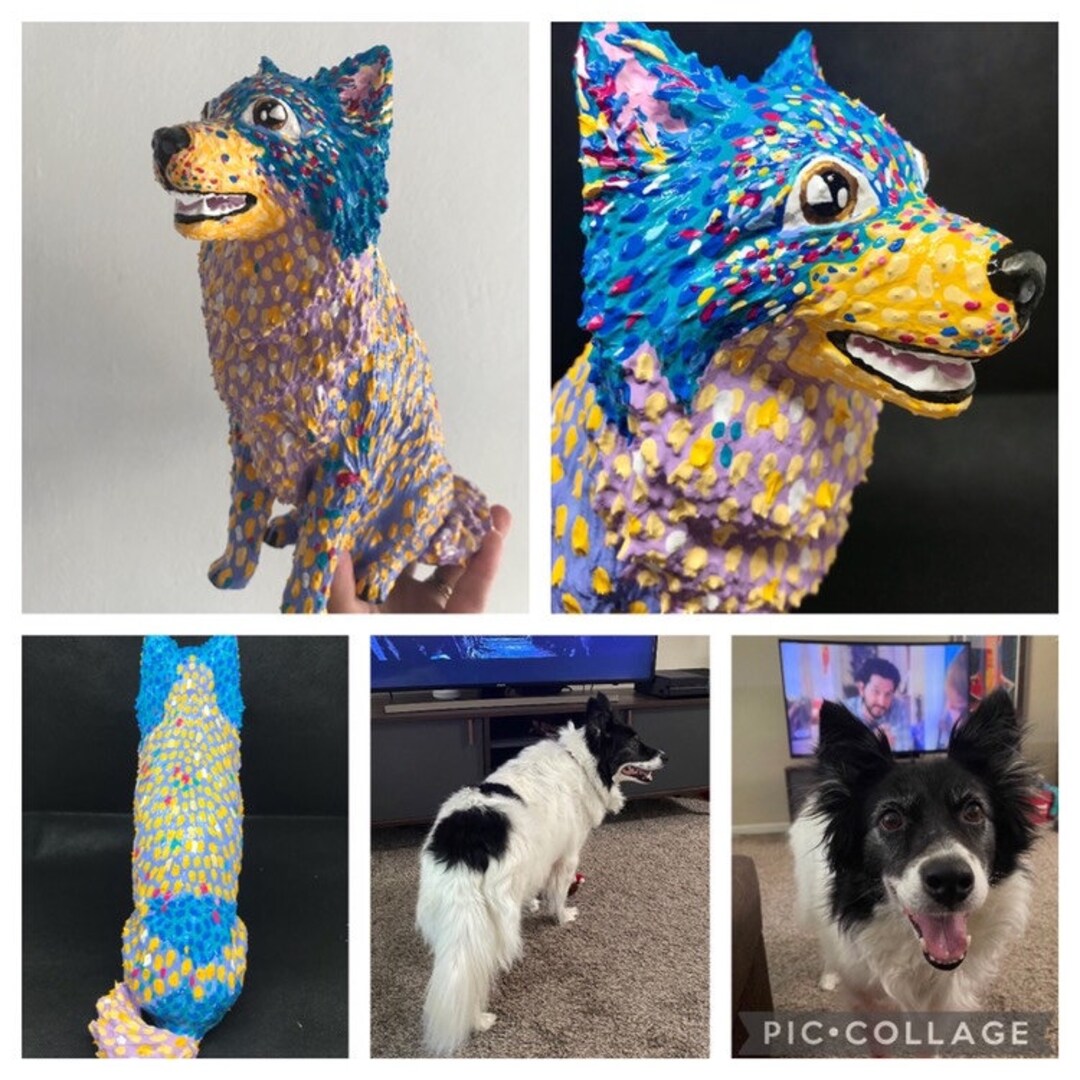 Custom Dog Figurine, Custom 3D Printed Dog Gift for Owners, Realistic ...