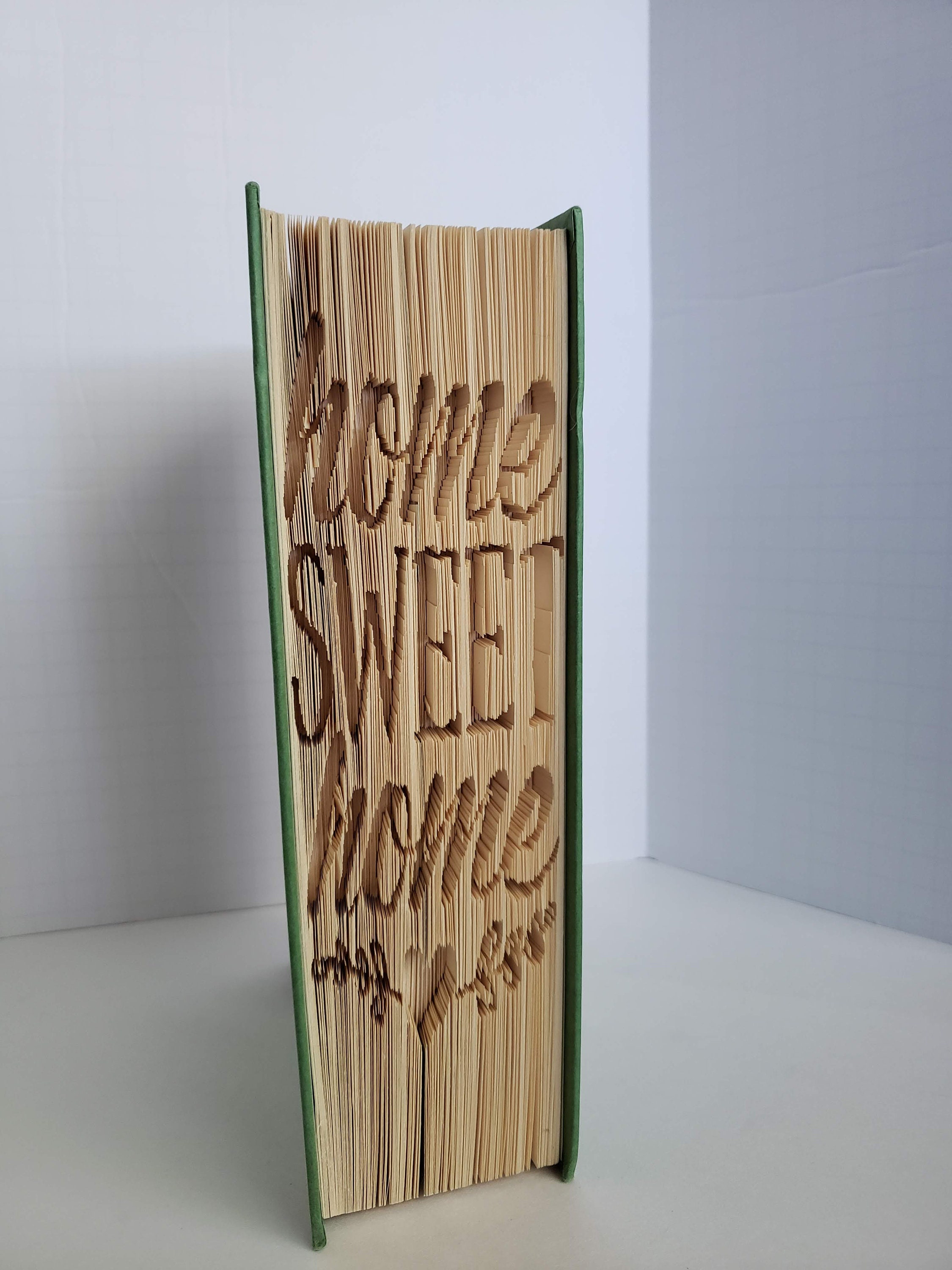 Home Sweet Home Book Art Book Fold Pattern Cut and Fold Pattern for ...