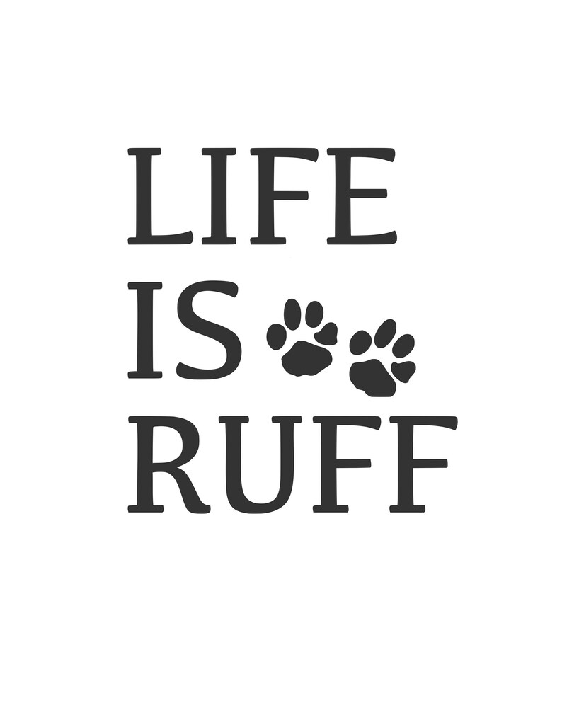 Life is Ruff Book Art Book Fold Pattern Cut and Fold - Etsy