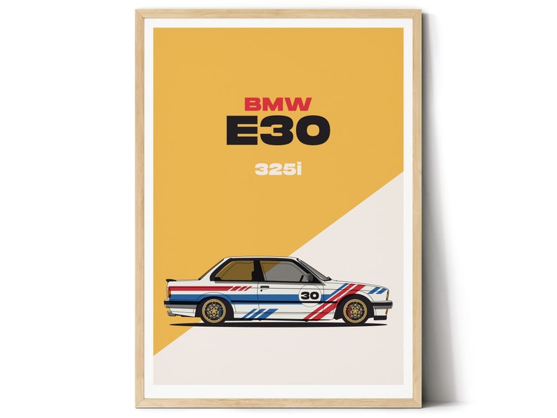 BMW E30 325i Digital Download Poster - Etsy