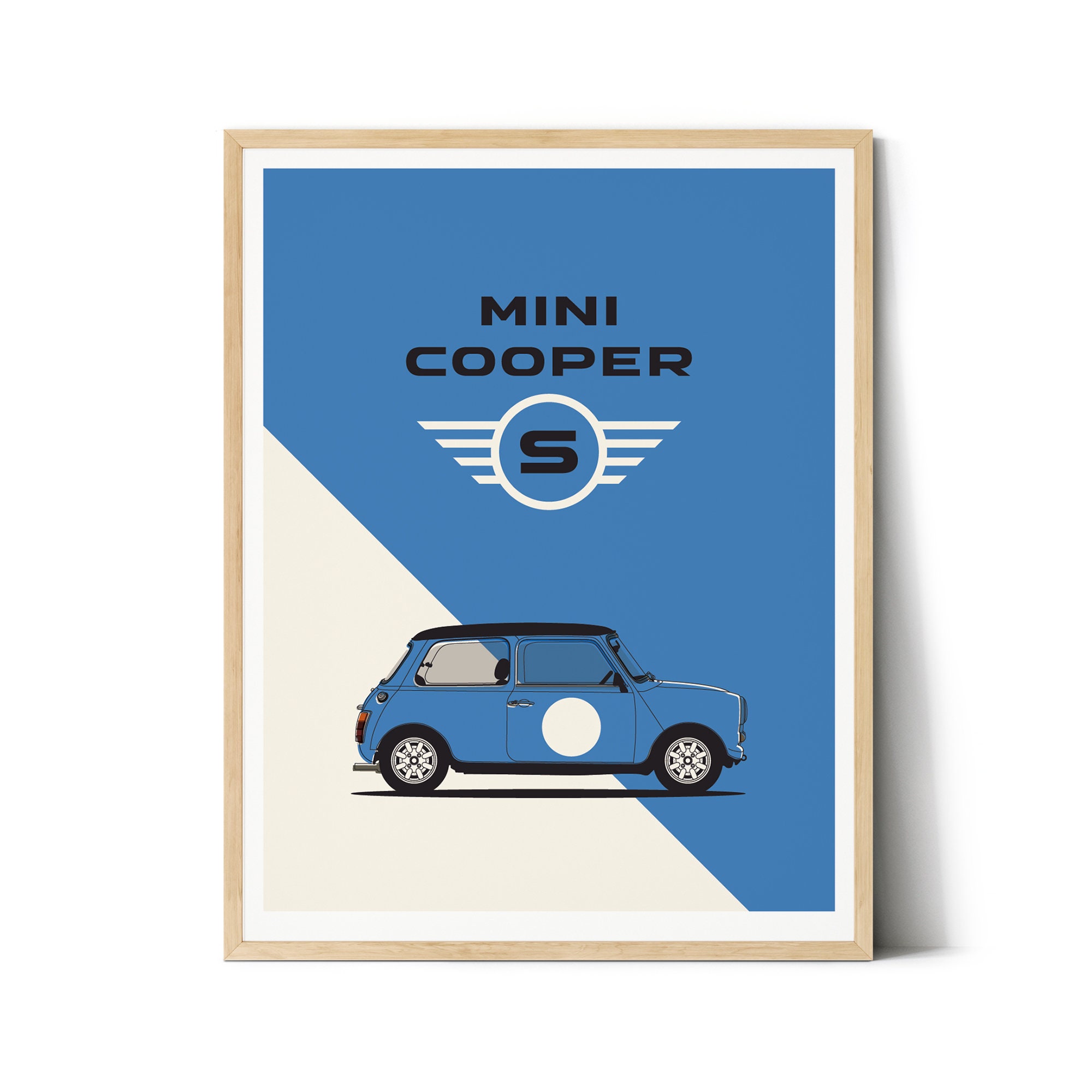 Digital Prints Mini Cooper Generations Poster Print Wall Art Decor of ...
