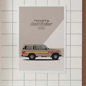 Toyota Land Cruiser FJ60 Digital Download Poster - Etsy