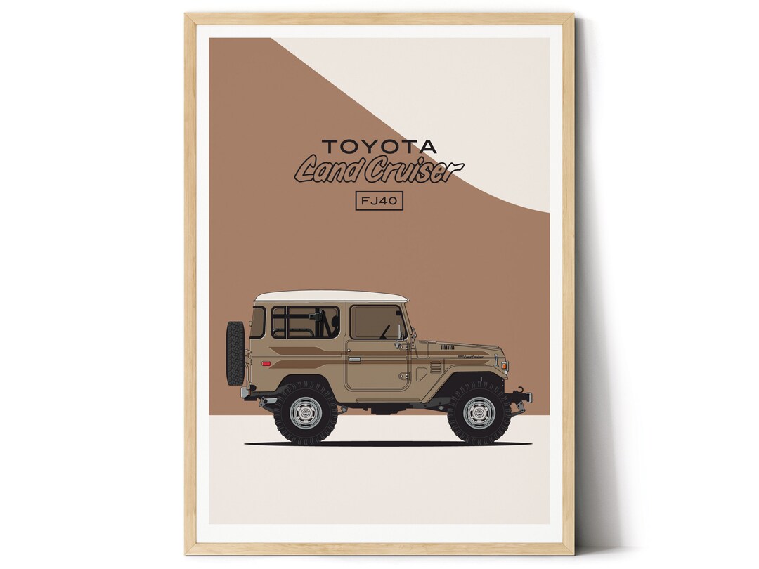 Toyota FJ40 Fine Art Print Poster - Etsy
