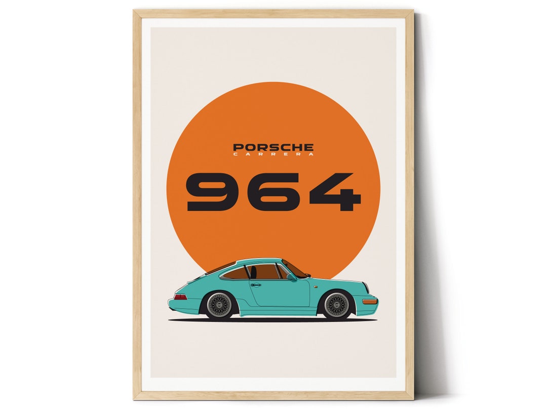 Porsche 911 964 Digital Download Poster - Etsy
