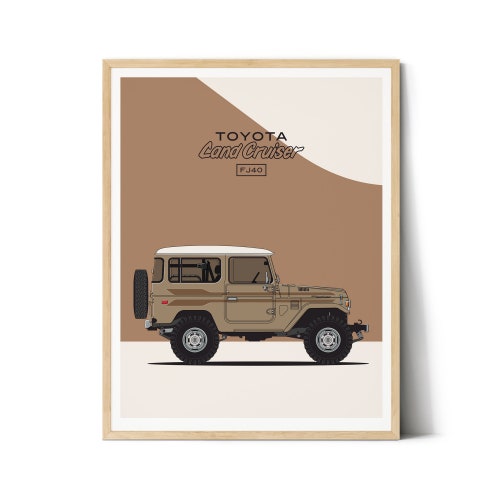 Toyota Land Cruiser FJ40 Digital Download Poster - Etsy