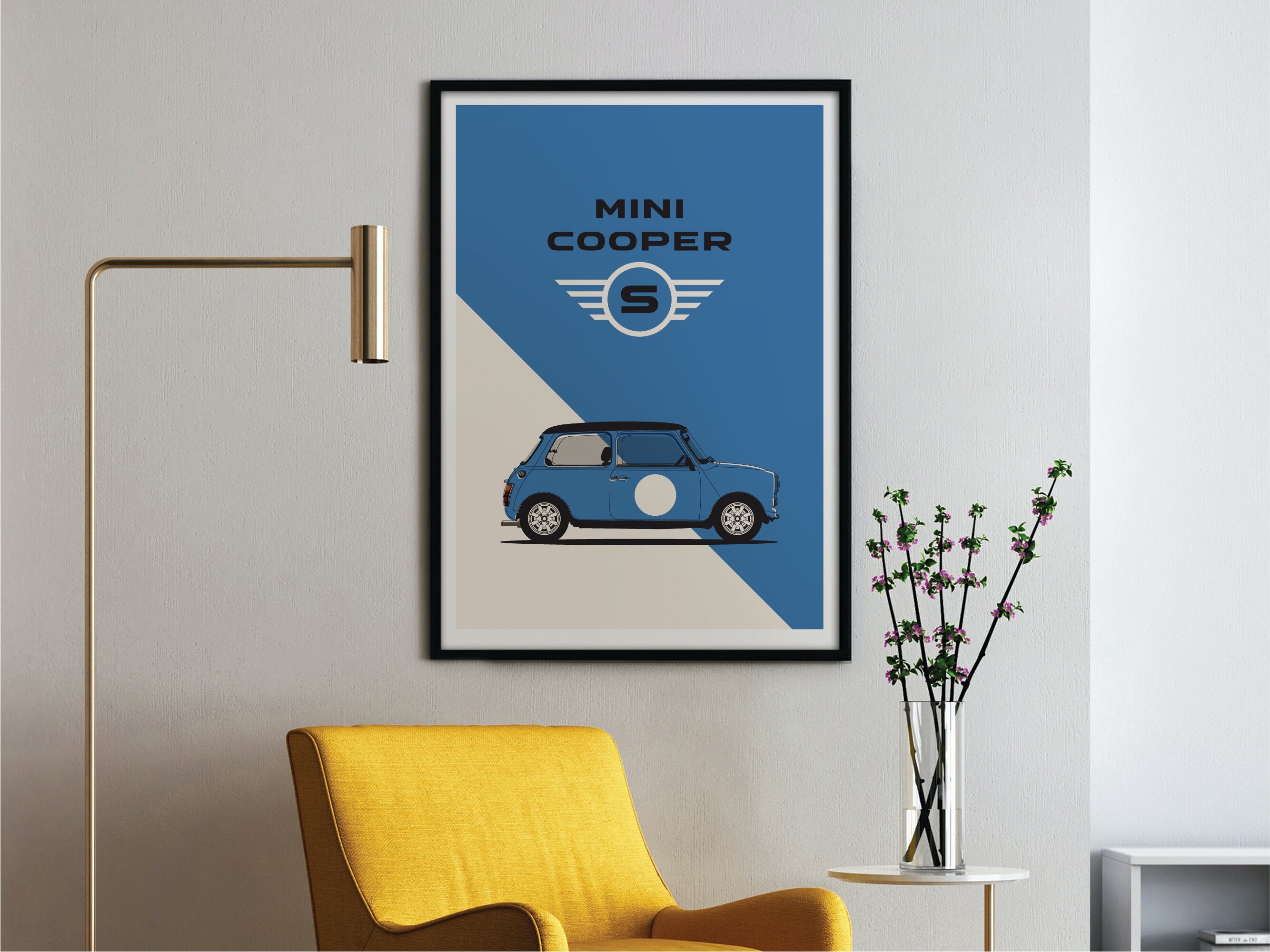 MINI Cooper S Digital Download Poster - Etsy