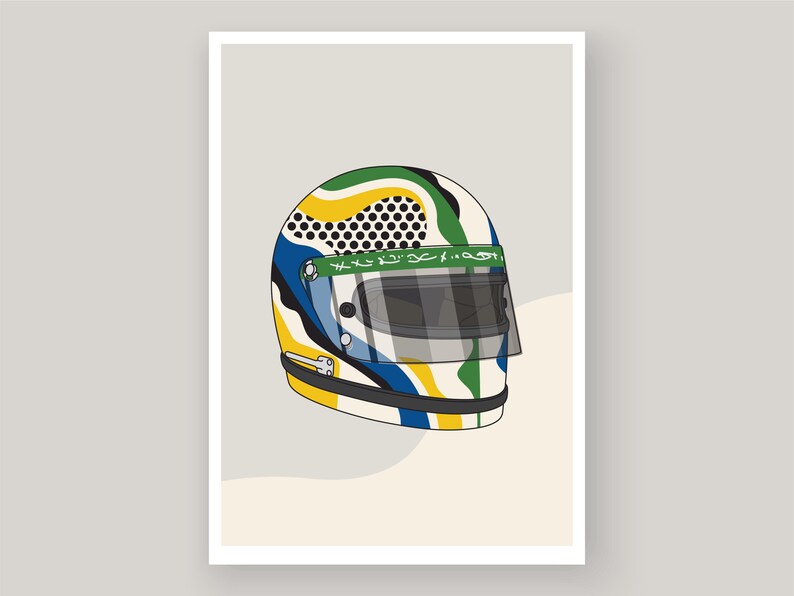 POP Art Racing Helmet Digital Download Poster - Etsy