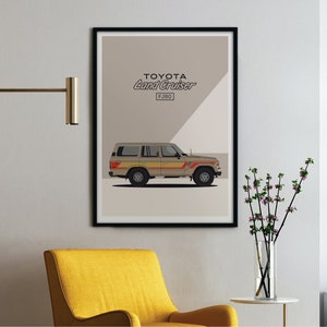 Toyota Land Cruiser FJ60 Digital Download Poster - Etsy