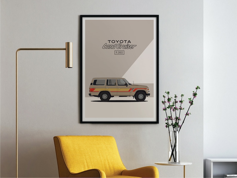 Toyota Land Cruiser FJ60 Digital Download Poster - Etsy
