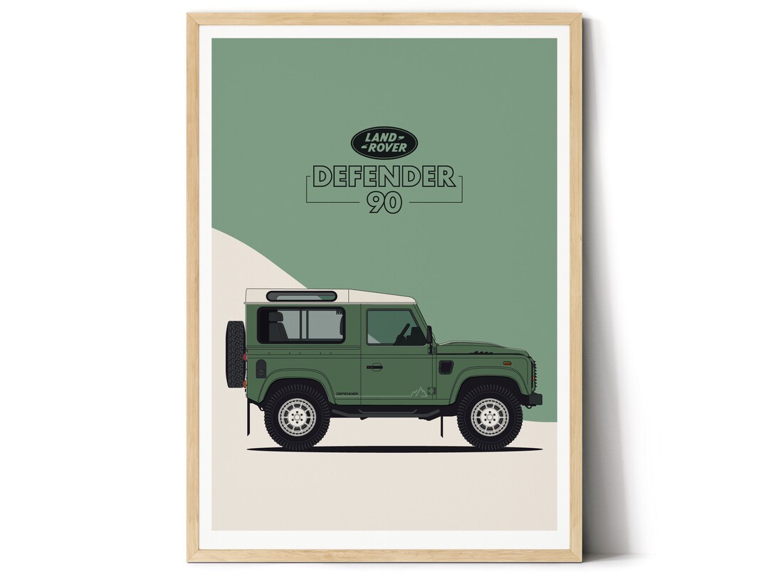 Land Rover DEFENDER 90 Digital Download Poster - Etsy