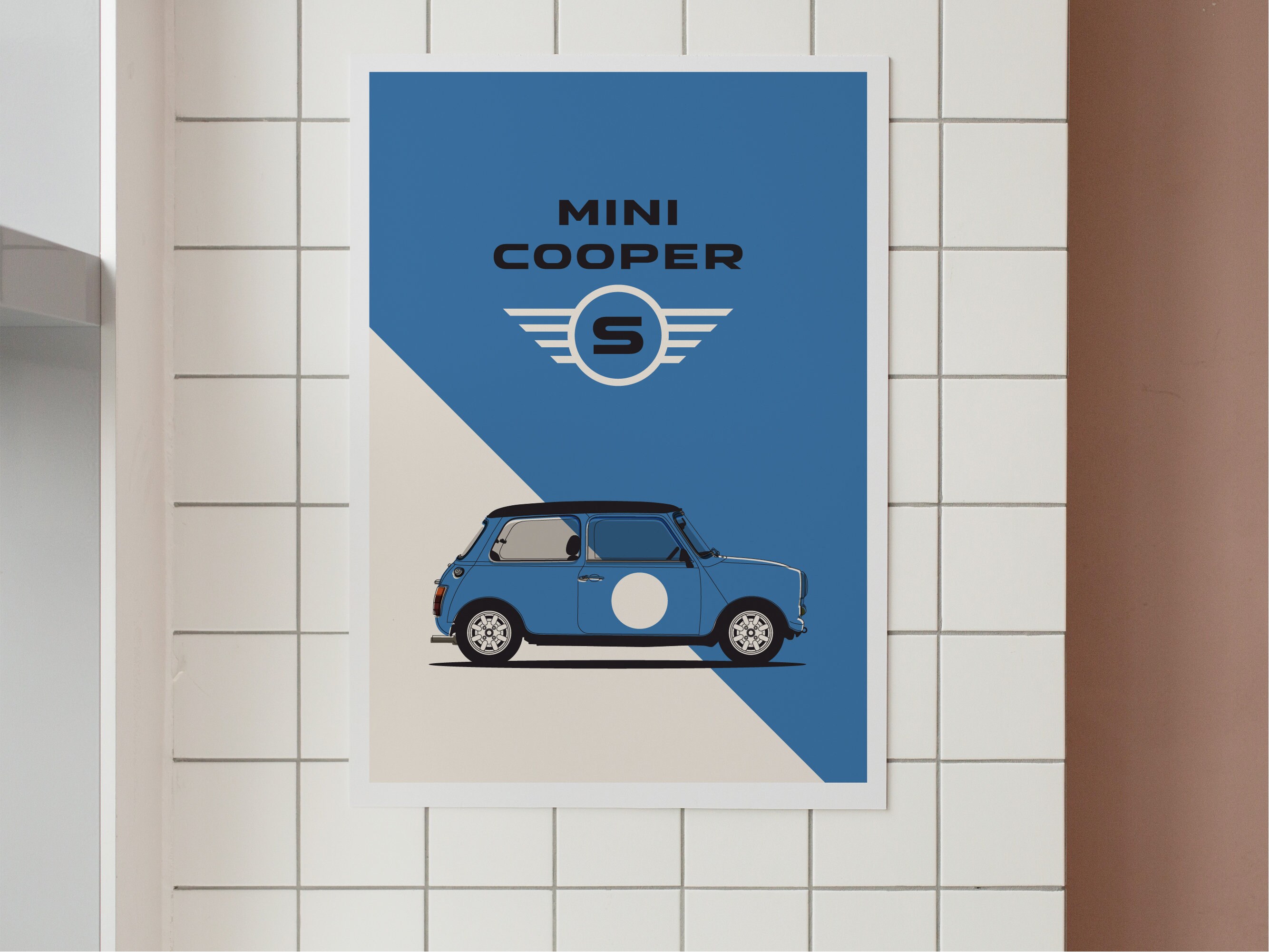 MINI Cooper S Digital Download Poster - Etsy